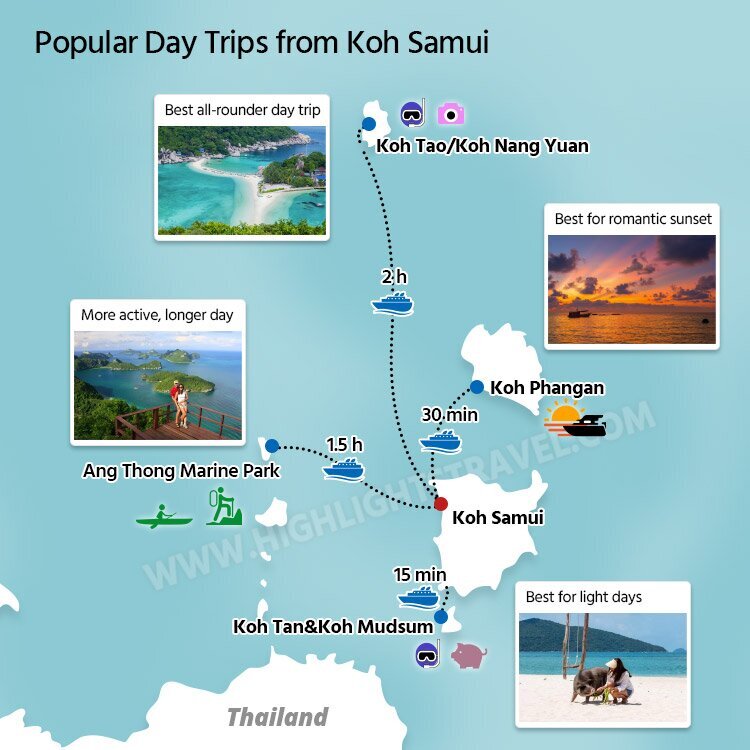Koh Samui Tourist Maps: Beaches, Hotels & Island Tours